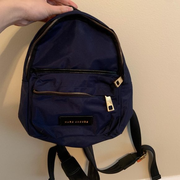 Marc Jacobs | Bags | Marc Jacobs Navy Blue Mini Backpack | Poshmark